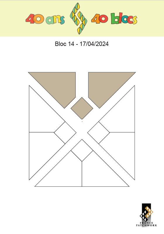 Bloc n°14 : 40 ans - 40 blocs - France-Patchwork 59-62