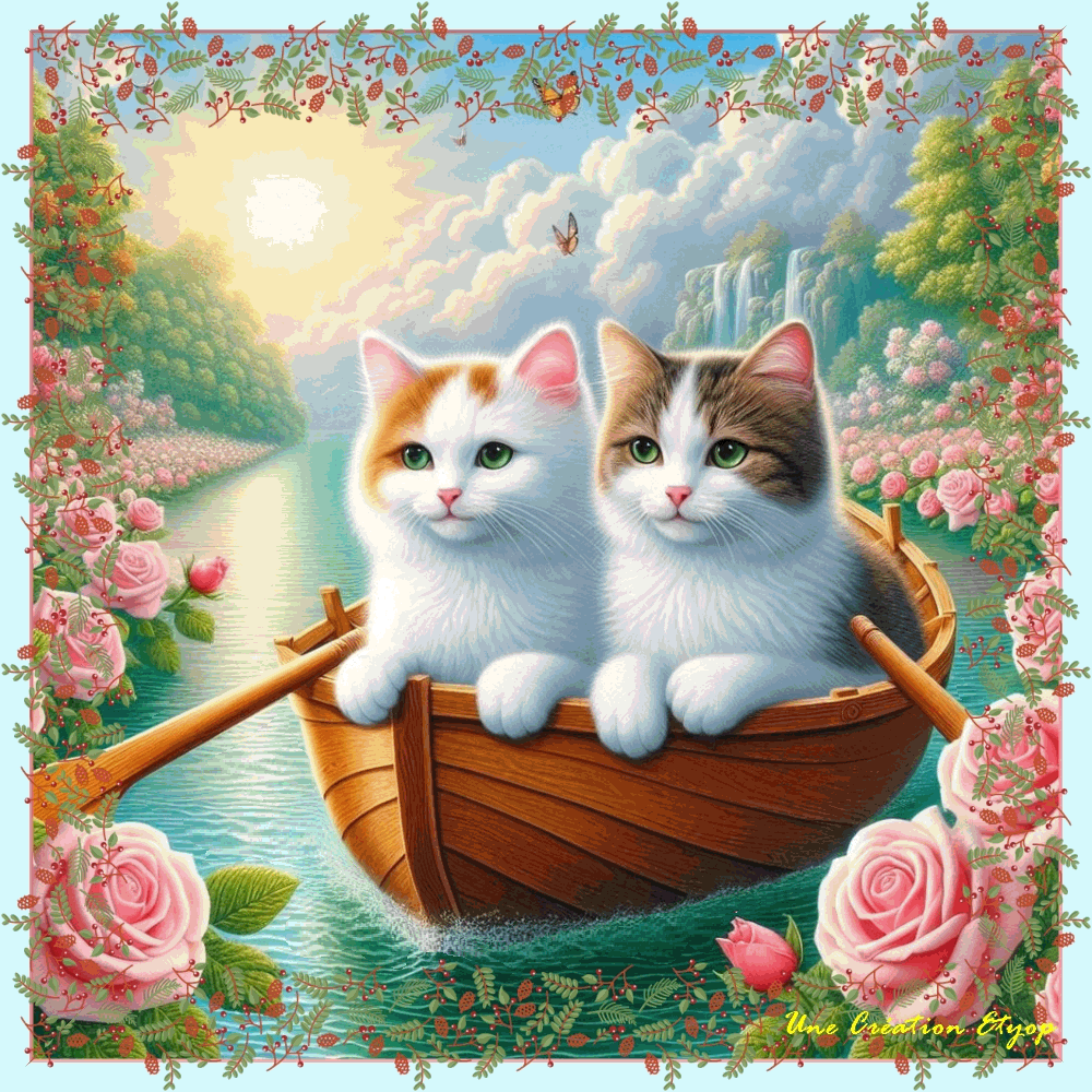 GIF : PROMENADE EN BARQUE - CHEZ PAPI JEAN