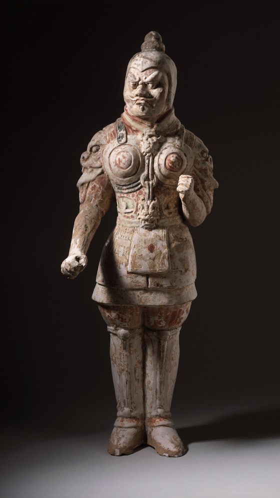 Funerary Sculpture of a Soldier, Early Tang dynasty, about 618-700 ...