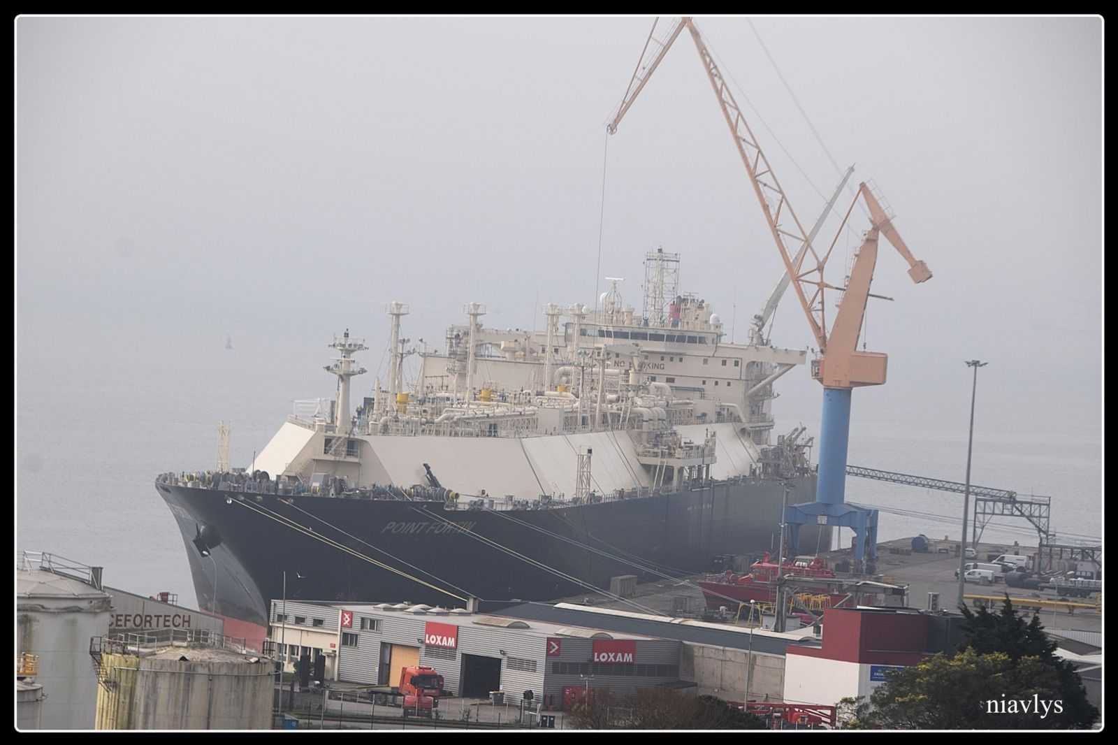 Le méthanier POINT FORTIN - Photos du Havre, du Port et de sa région