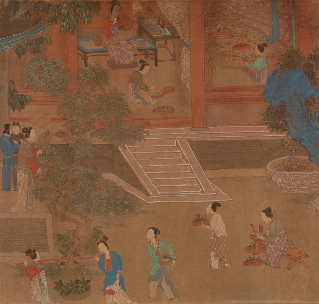 After Qiu Ying (Chinese, 1489 - 1552). Untitled, Qing dynasty, 17th ...