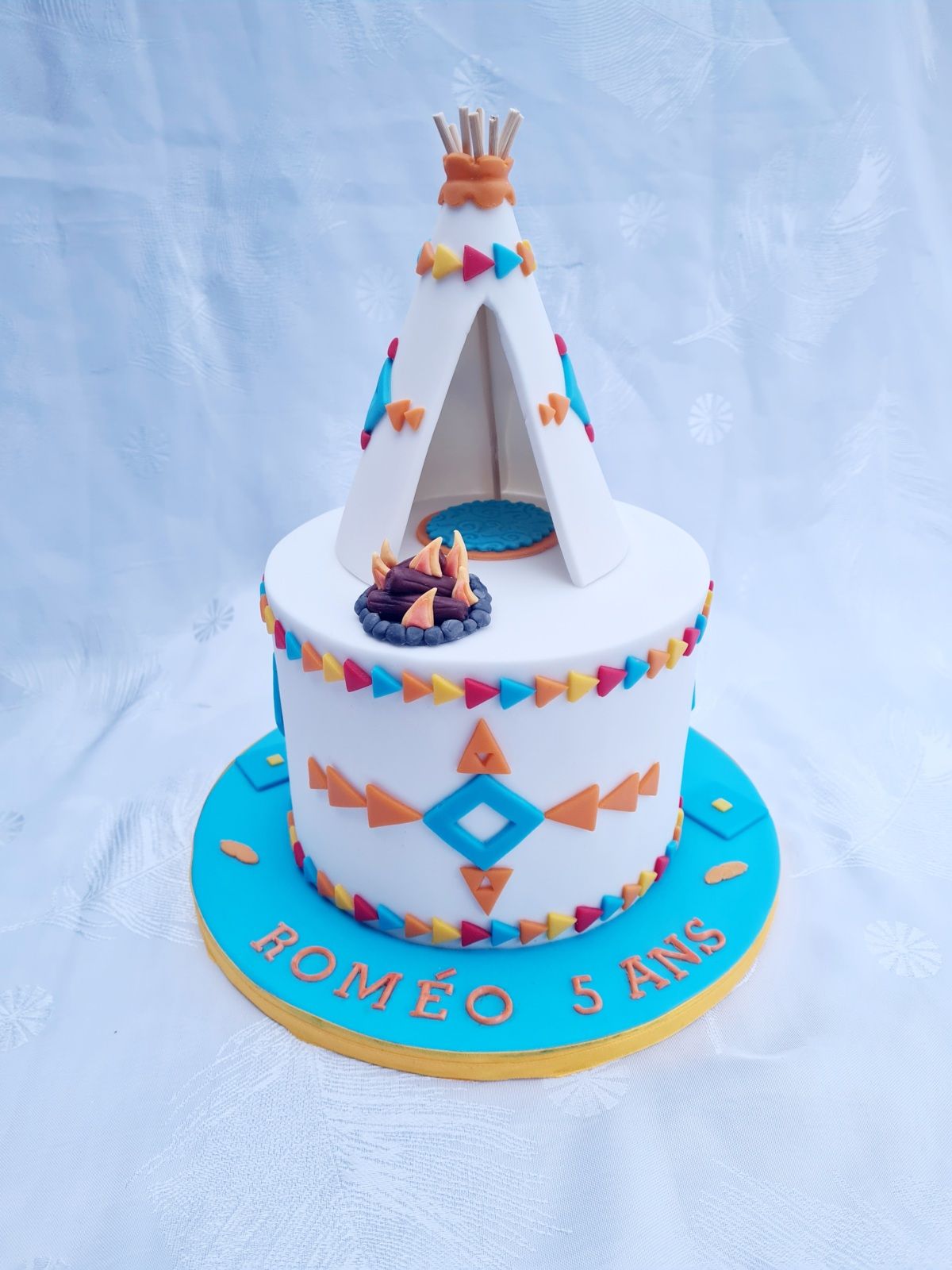 Gâteau Indien tipi - indian Teepee cake - INSTAGRAM : ANGELU_CAKE ...