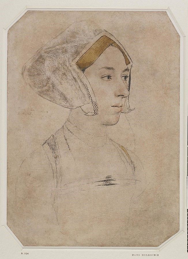 Hans Holbein the Younger, Portrait of a Lady, called Anne Boleyn, circa ...