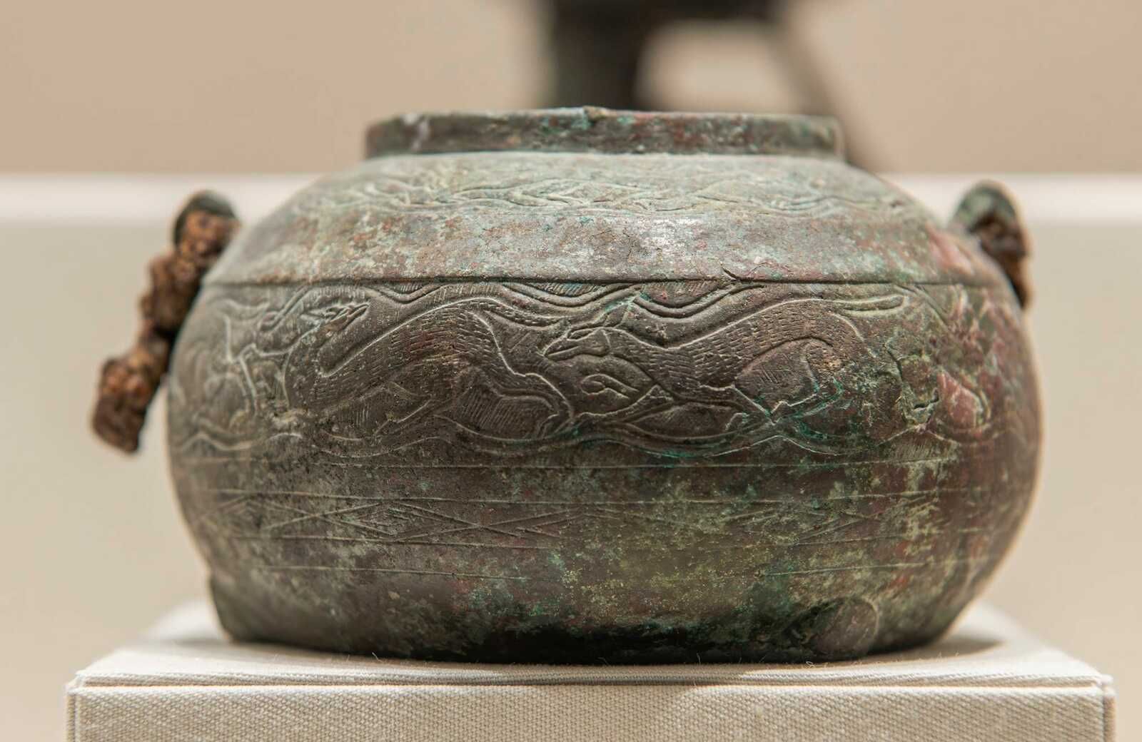 Bronze Jar with Deers Design, Three Kingdoms Period, 3rd-4th Century ...
