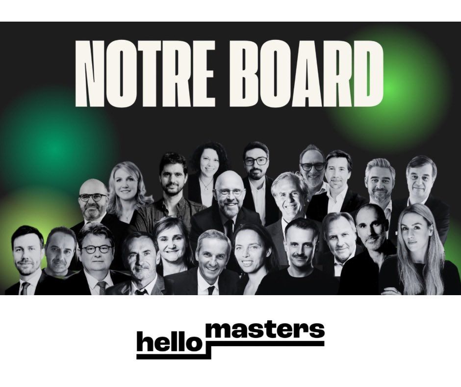 LE RÉSEAU SOCIAL HELLO MASTERS DÉVOILE SON BOARD - dircomleblog - frédéric fougerat