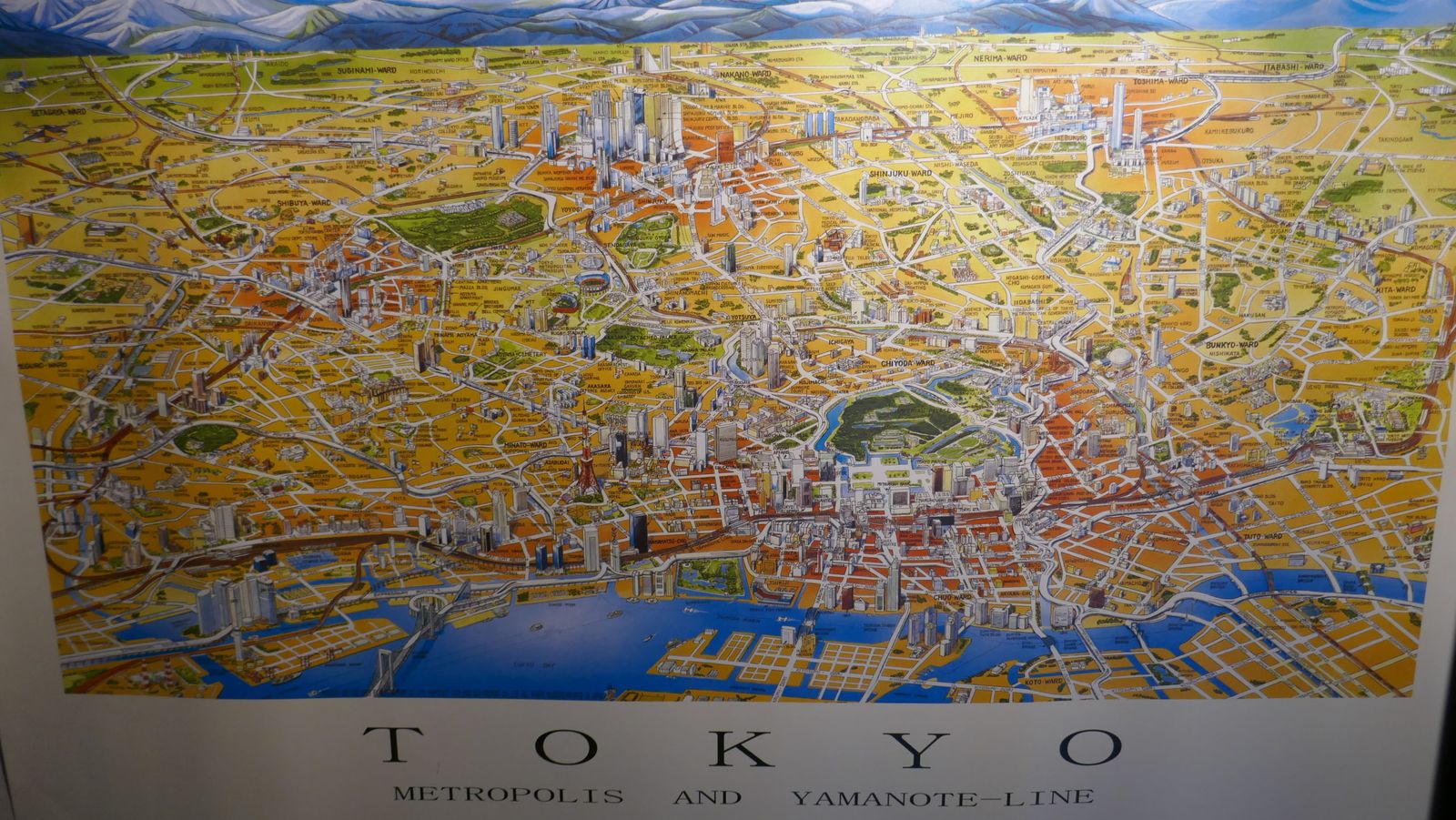 Superbes plans cartes de Tôkyô et Kamakura au format poster - Mon amour ...