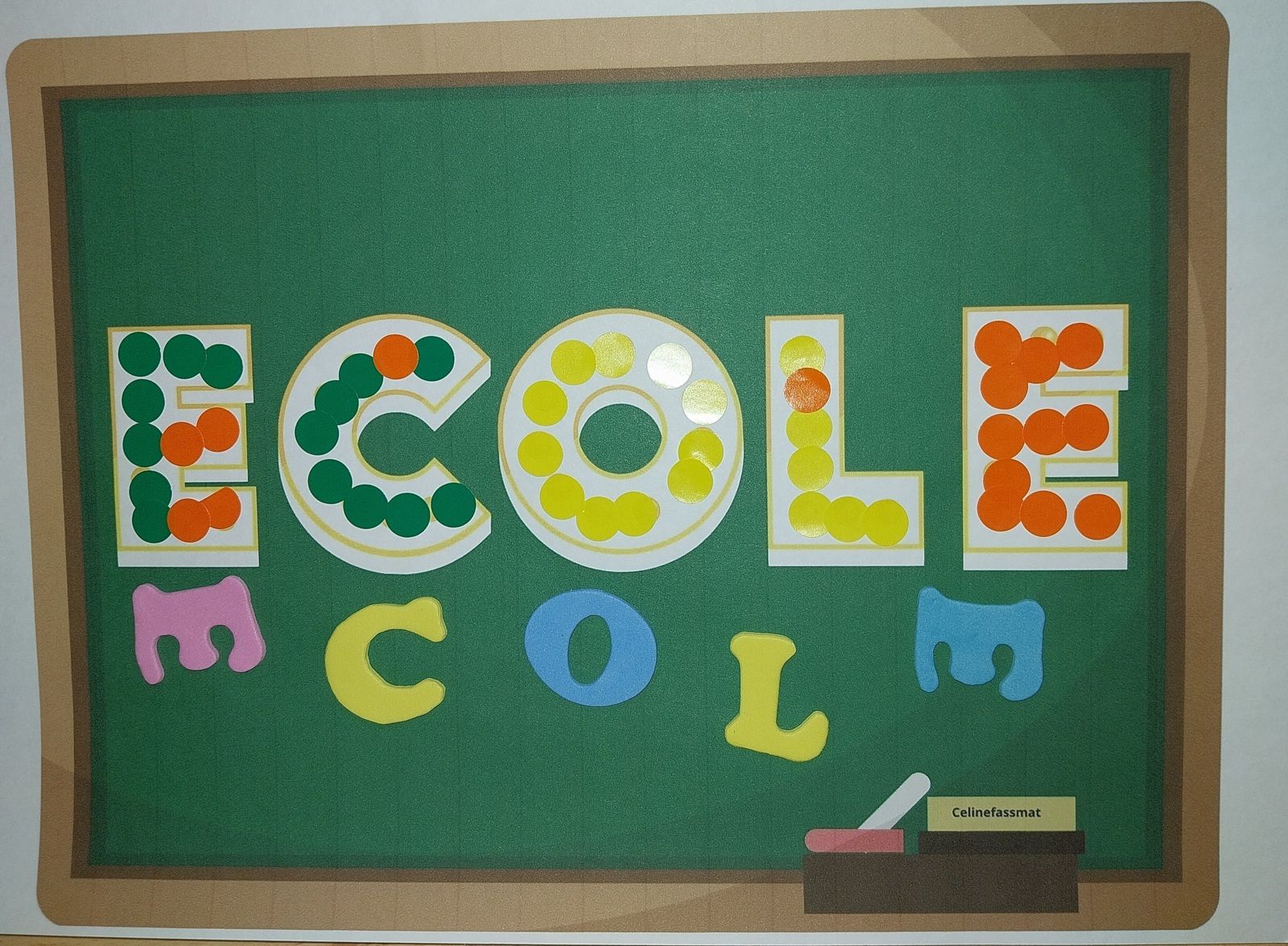 Mot "école" - Celinefassmat