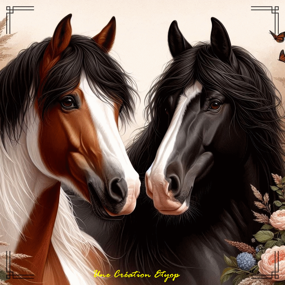 GIF : CHEVAUX - CHEZ PAPI JEAN