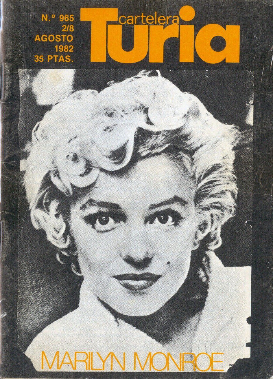 Marilyn Mag: "cartelera Turia" (Esp) 1971-1982 - Marilyn Monroe "La MM ...