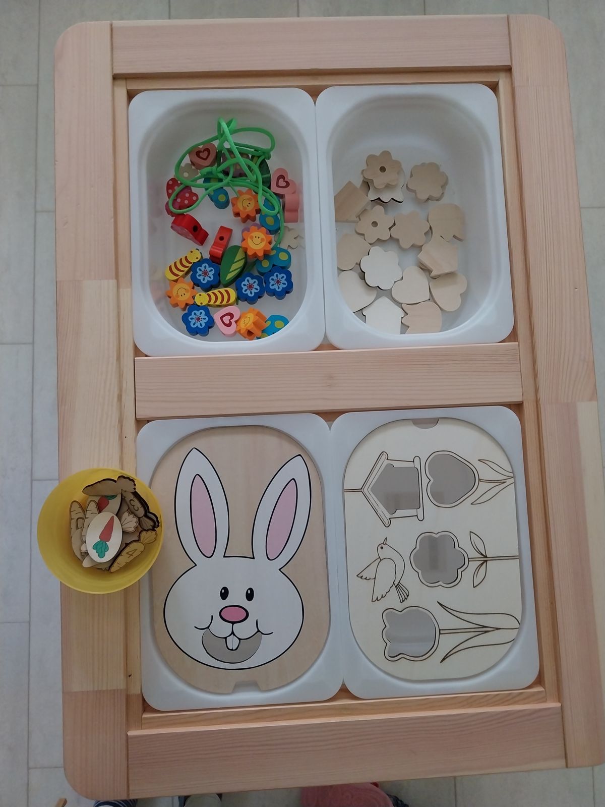 Inserts bac trofast printemps - Celinefassmat