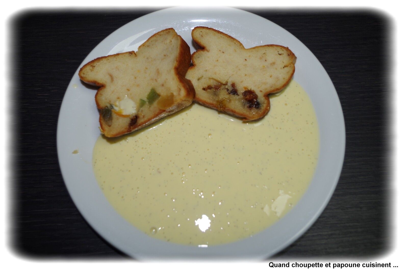 PUDDING DE PAIN AUX FRUITS CONFITS - Quand Choupette et Papoune cuisinent