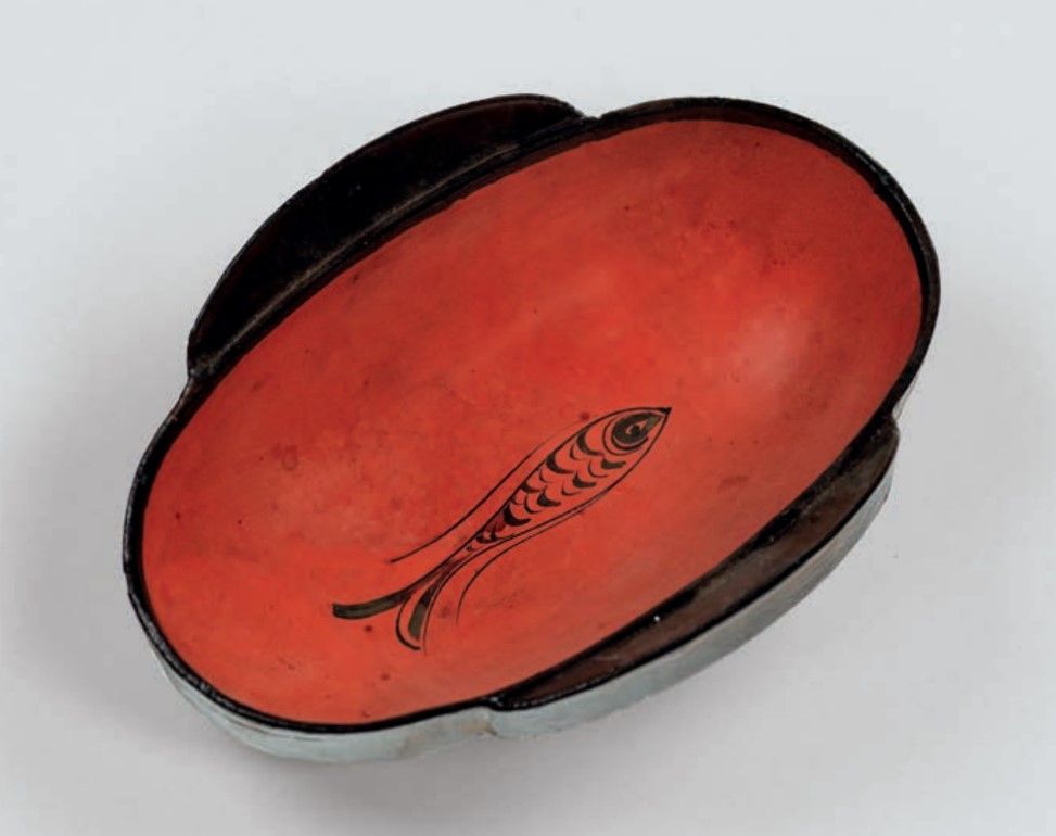 Lacquer 'fish' erbei, Han dynasty (206 BC-AD 220) - Alain.R.Truong