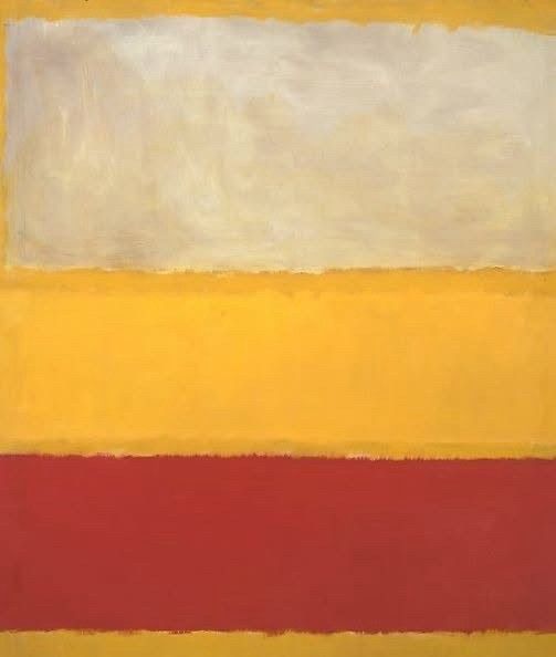 Mark Rothko, No. 13 (White, Red on Yellow), 1958 - Alain.R.Truong