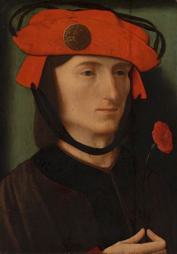 Master of the Brandon portrait, Portrait of a Man with a Samson Medal ...